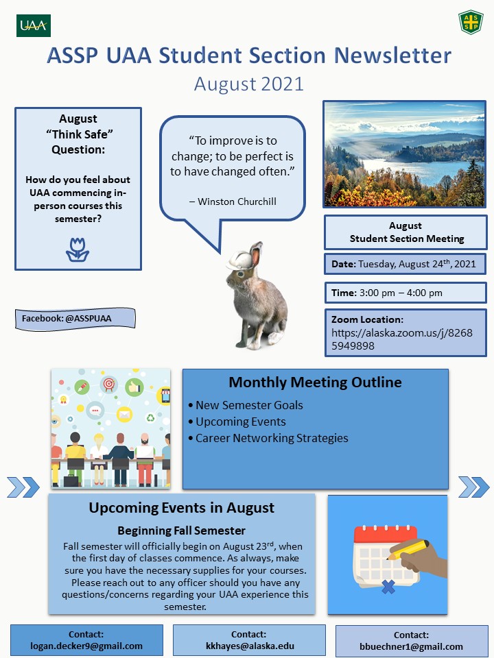 ASSP at UAA | Construction, Design & Safety Division | University of ...