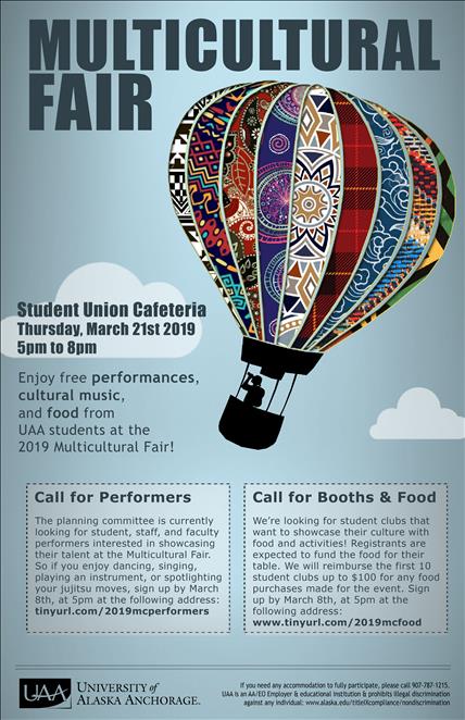 UAA Multicultural Fair call for performers and booths open through ...