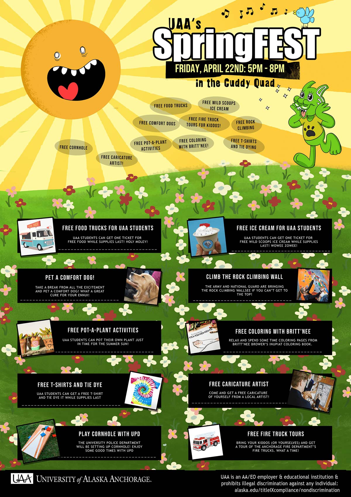 April 22: UAA SpringFest in the Cuddy Quad | News | University of ...